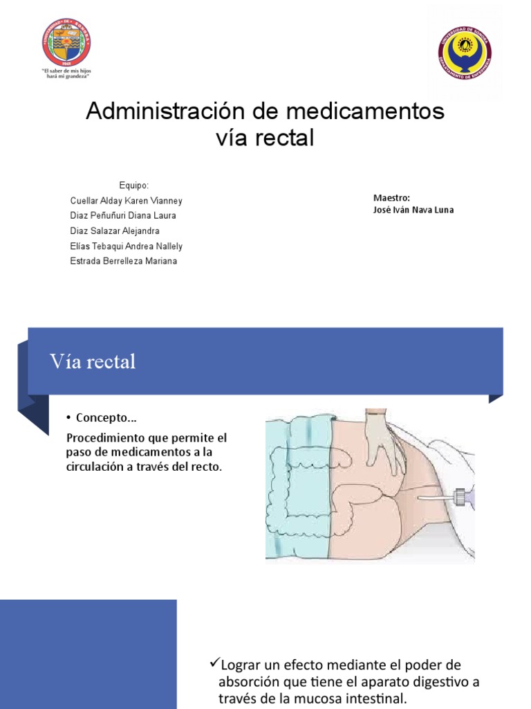 Vía Rectal | PDF | Recto | Medicamentos con receta