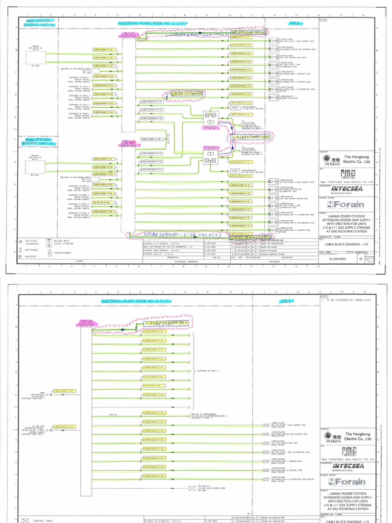 IN-DIA-5504 - RevD1 (Cable Block Diagram) | PDF
