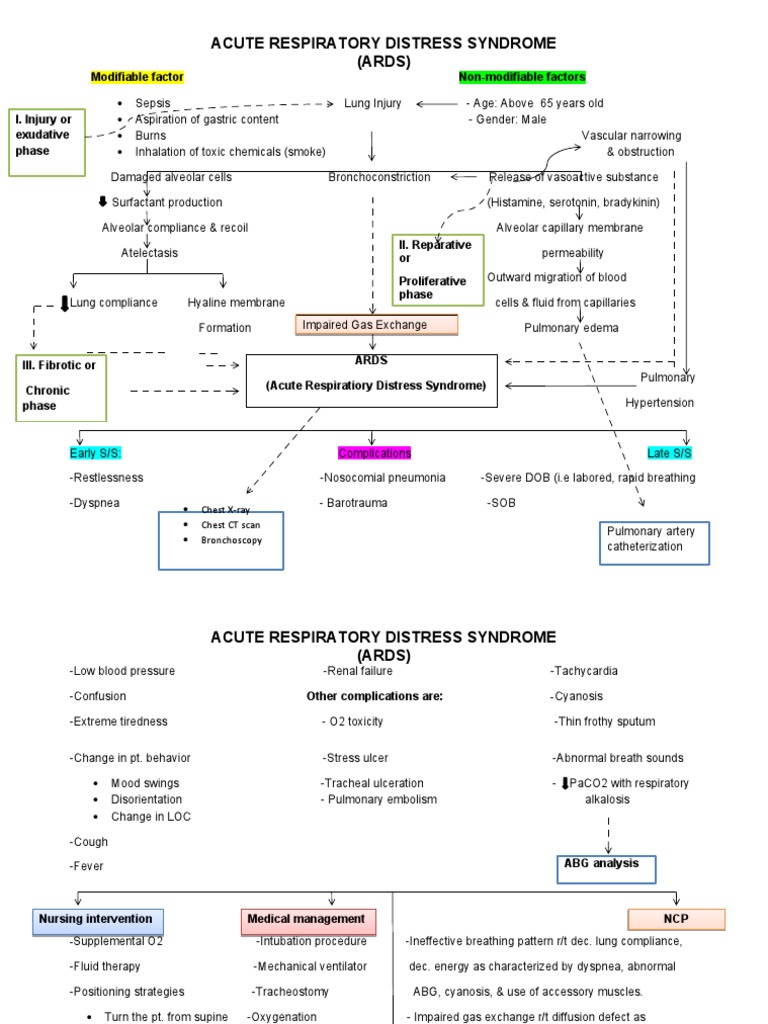 Acute Respiratory Distress Syndrome (ARDS) : Chest X-Ray Chest CT Scan ...