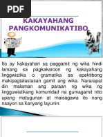 Grade 11 - Conative, Informative at Labeling Na Gamit NG Wika | PDF