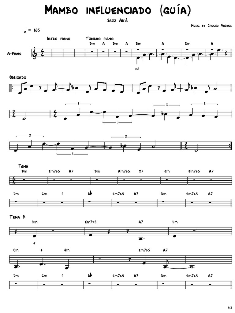 1 Mambo Influenciado (Guía) | PDF