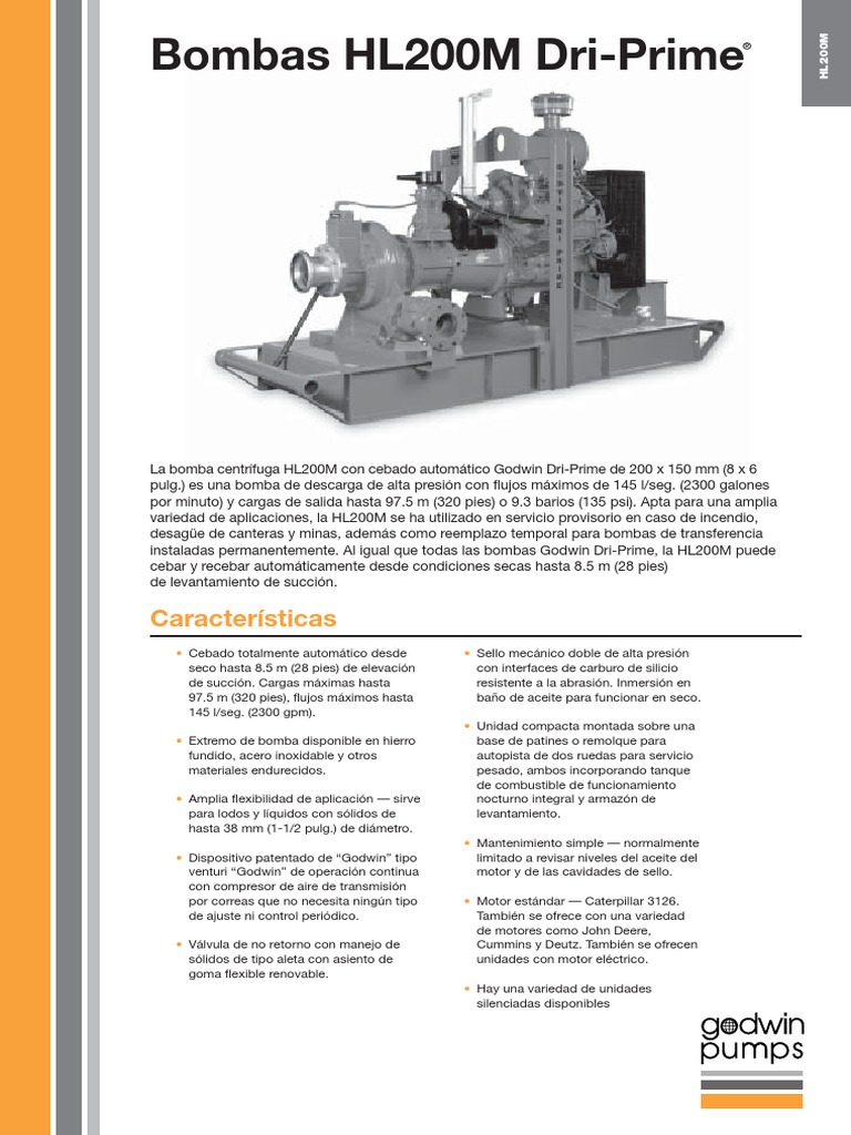 hl200m SP | PDF | Bomba | Naturaleza