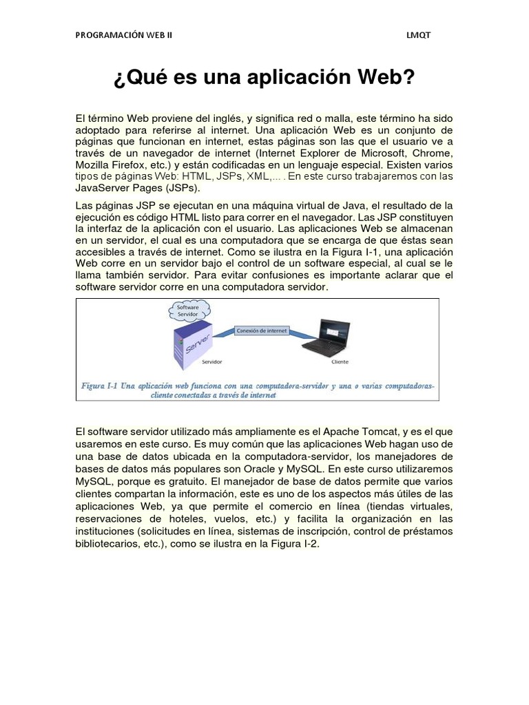 Aplicaciones Web con Java y JSP | PDF | Páginas del servidor Java | Servlet Java