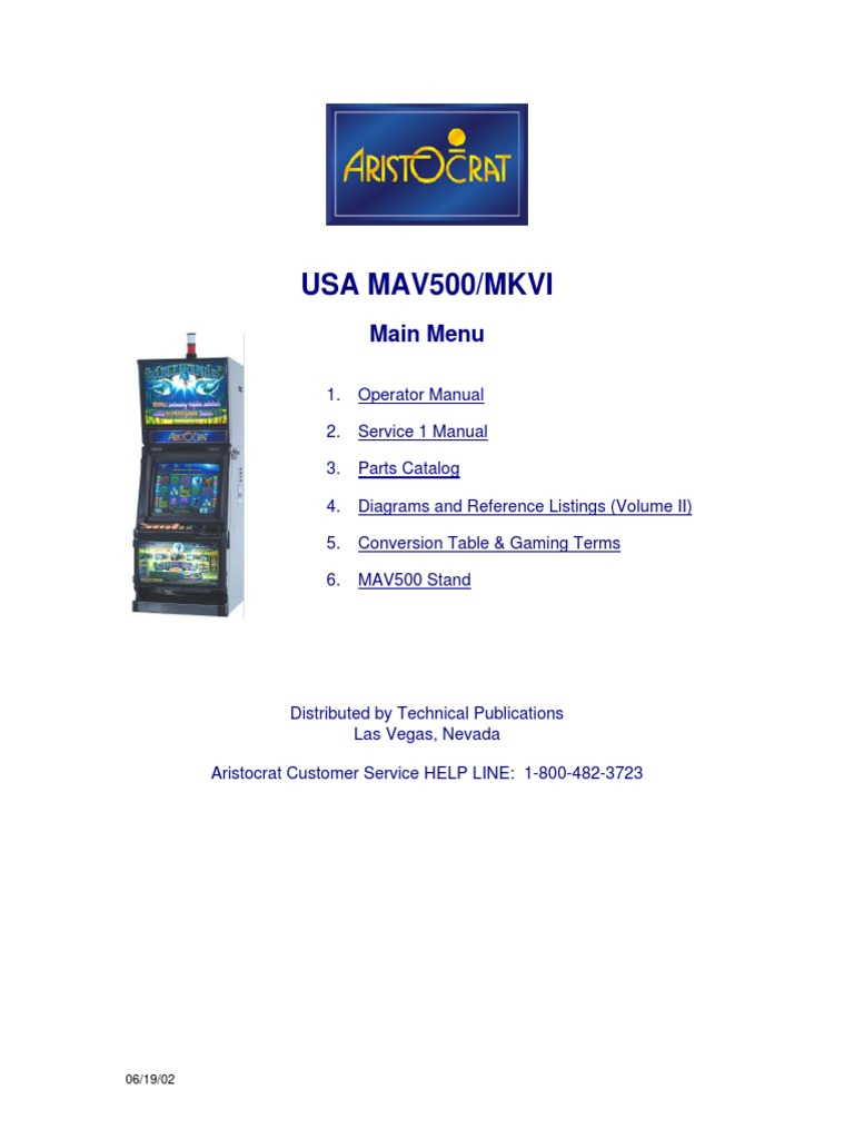 MAV500-MKVI Menu | PDF