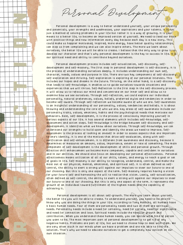 Module 2 - Reflection (NSTP) | Download Free PDF | Self Awareness | Self