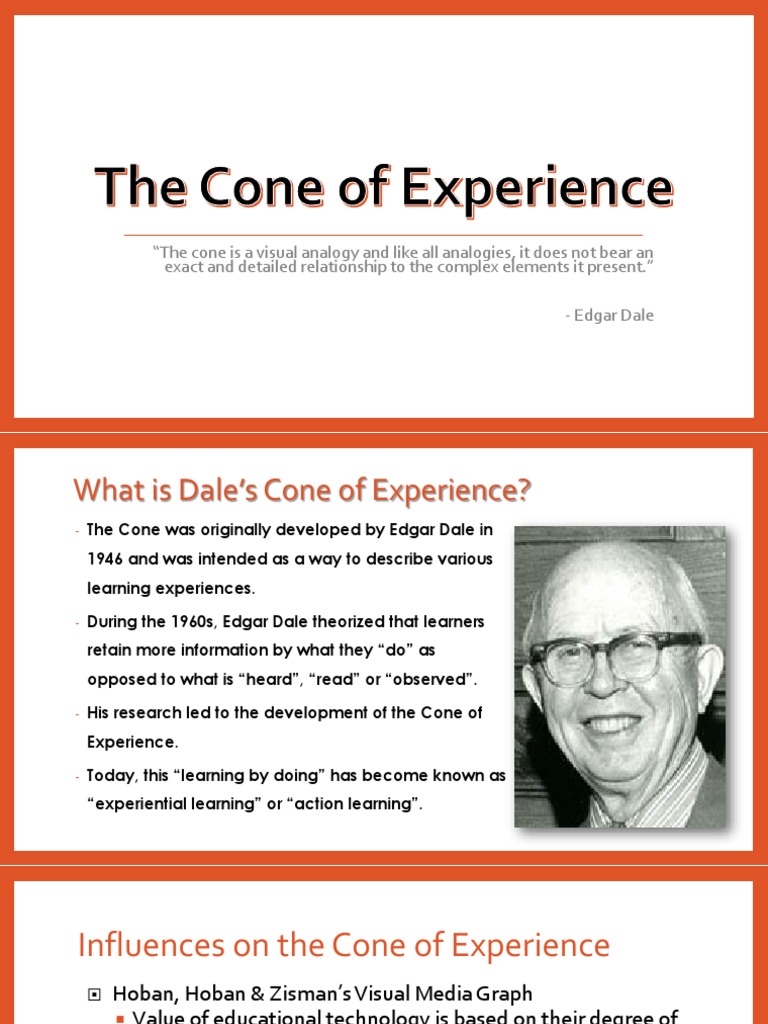 Understanding Dale's Cone of Experience | PDF | Perception | Learning ...