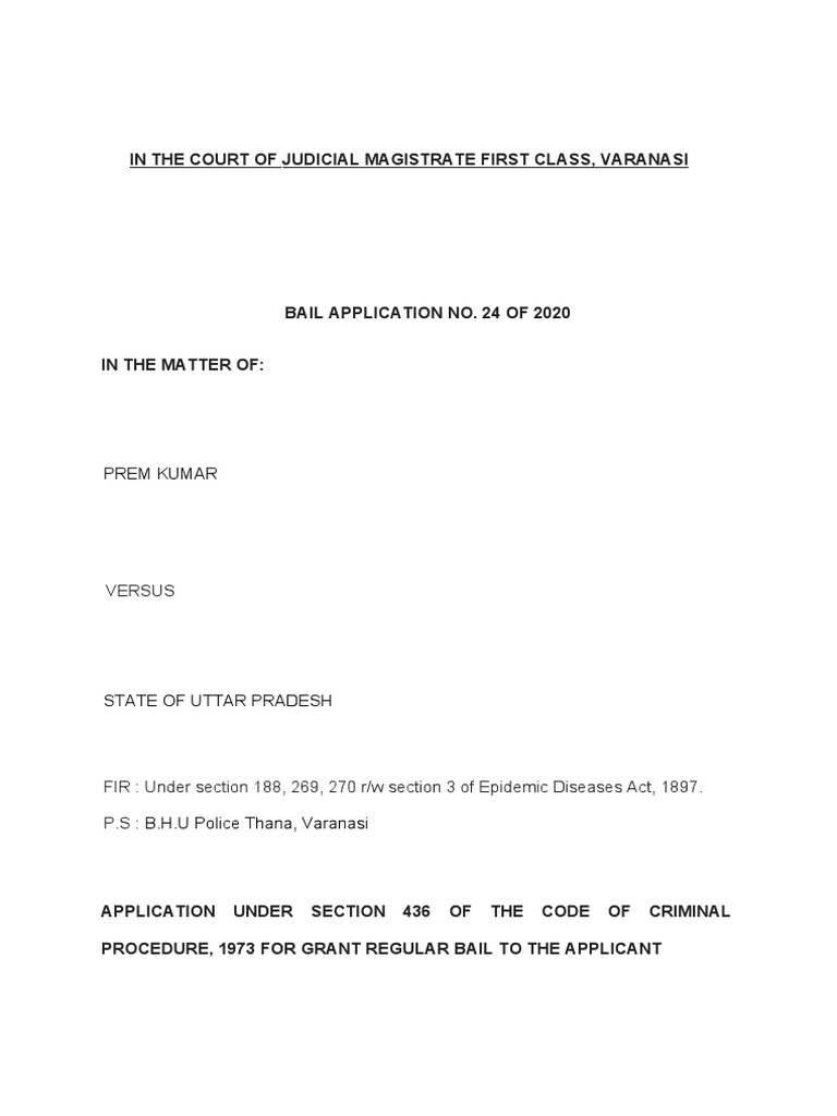 FORMAT (Bail) | PDF | Bail | Law Enforcement