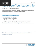 A4 Leader Standard Work Template | PDF