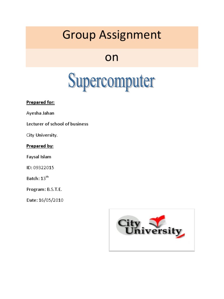 Introducing Super Computer | PDF | Supercomputer | Computer Companies ...
