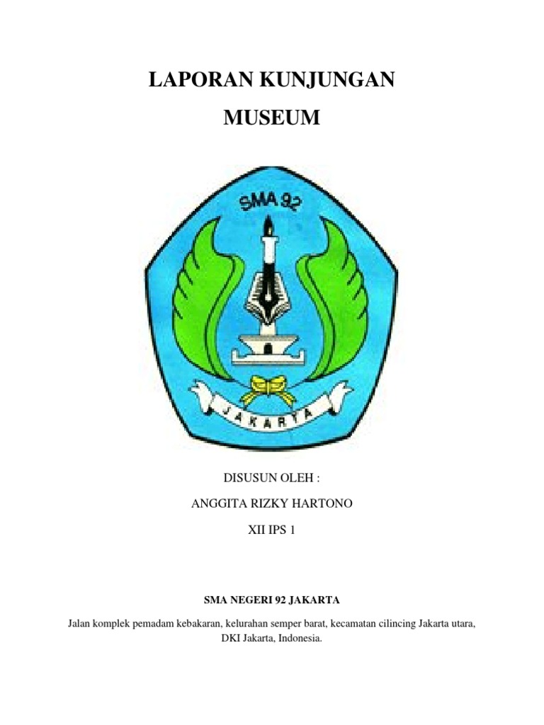 Makalah Laporan Kunjungan Museum PDF | PDF