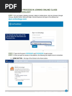 SCHOOLOGY Step by Step Guide For STUDENTS | PDF