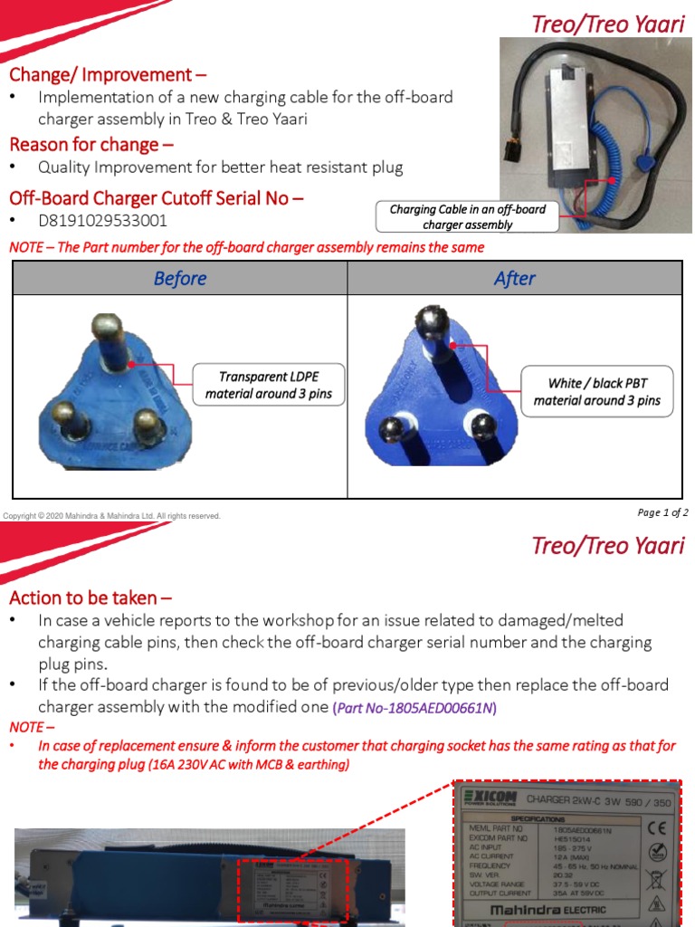Treo Treo Yaari Charging Cable Changed PDF