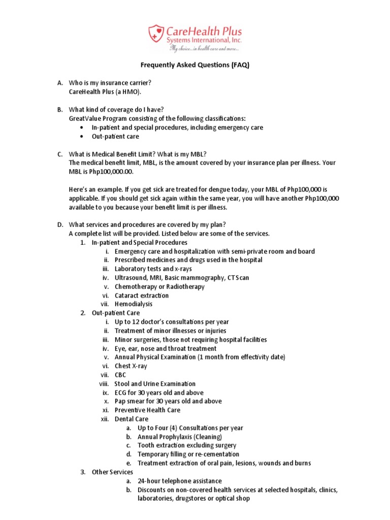 Frequently Asked Questions (FAQ) | PDF | Hospital | Patient