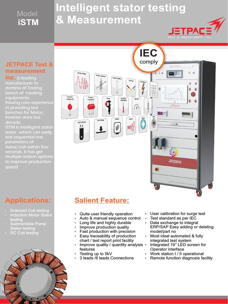 iSTM - Auto Sequential Testor | PDF | Alternating Current | Electric Motor