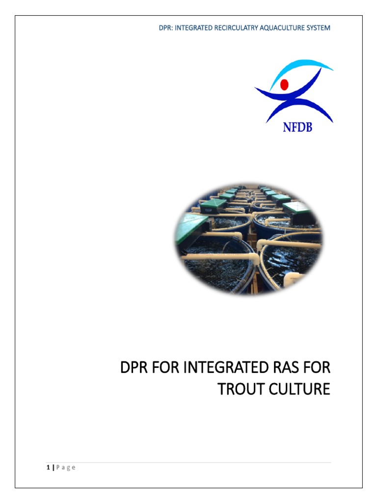 DPR Application for Trout RAS System | PDF | Rainbow Trout | Aquaculture