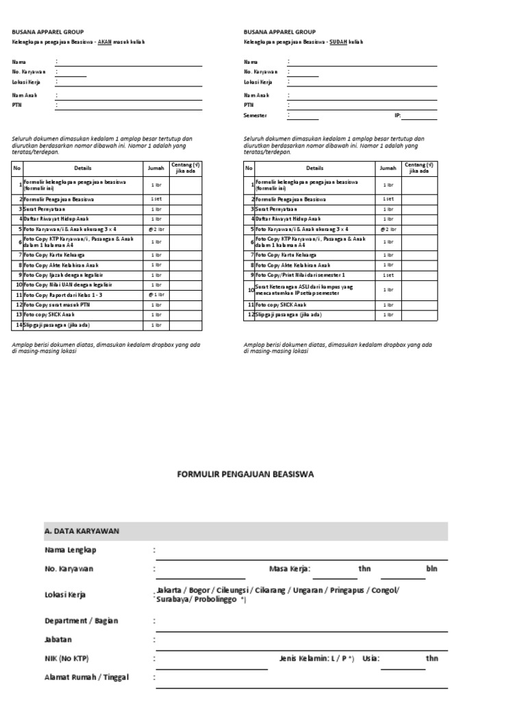 MSP Application Form | PDF