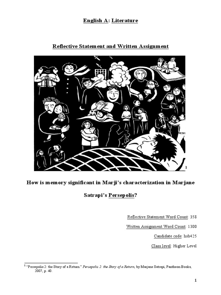 Persepolis Analysis by A.Fall | PDF