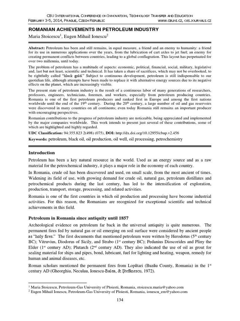 Romanian Oil Refinery Milestones | PDF | Oil Refinery | Petroleum