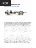 Engine Crankshaft Deflection Measurement Guide - IIMS | PDF | Bearing ...