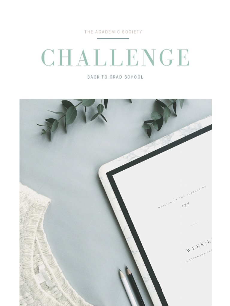 Back To Grad School Challenge Fall 2020 | PDF | Graduate School
