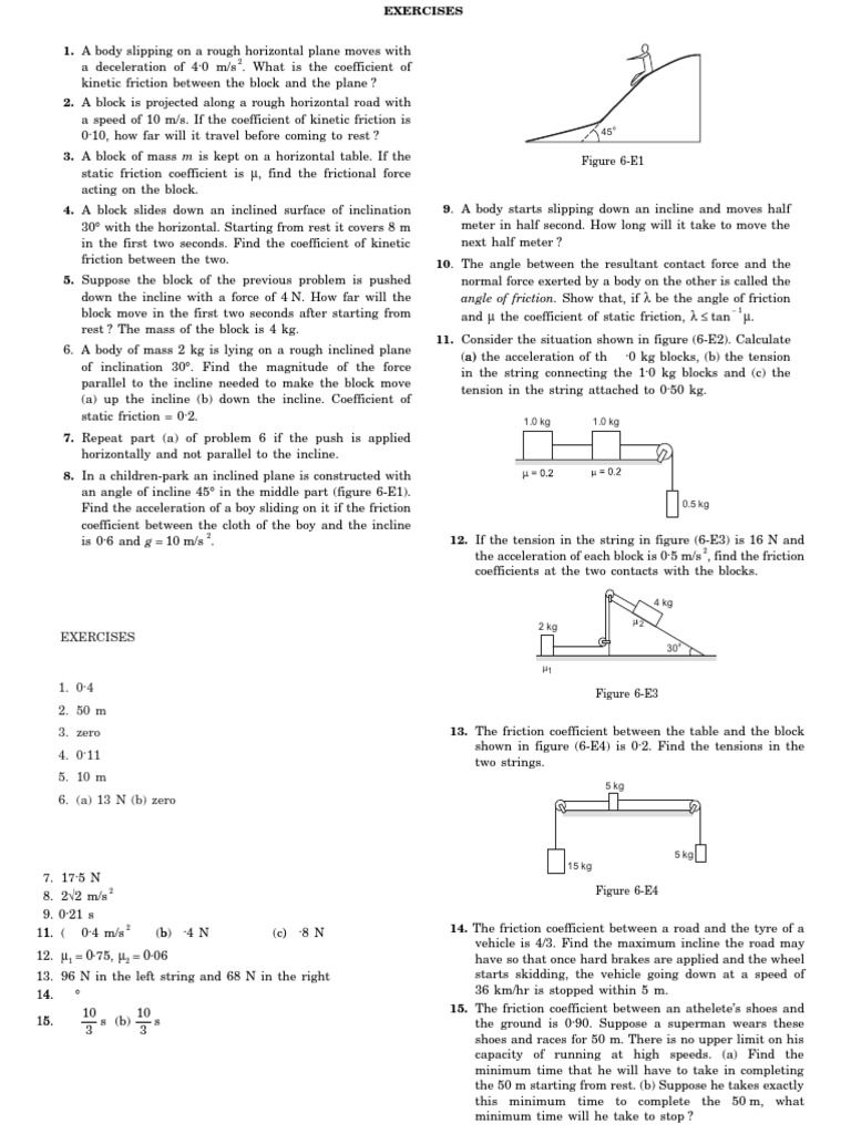 Angle of Friction. Show That, If: Exercises | Download Free PDF ...