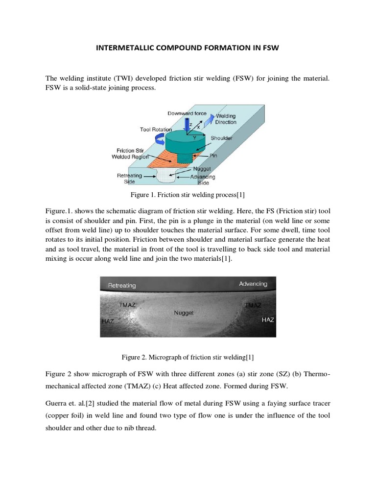 Intermetallic Compound Formation in FSW | PDF | Diffusion | Materials ...