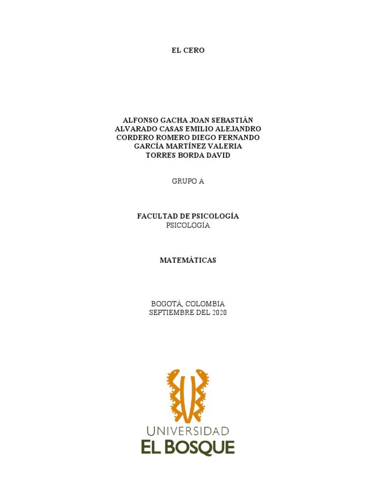 Historia y Significado del Cero | PDF | Números | División (Matemáticas)
