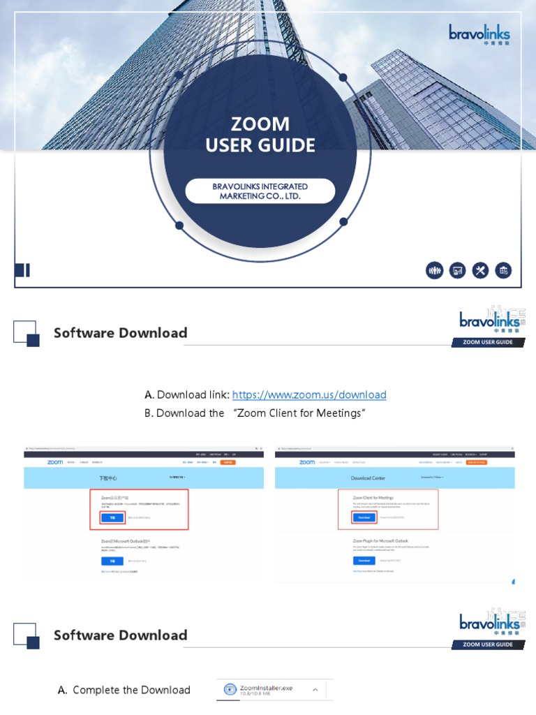 Zoom User Guide: Bravolinks Integrated Marketing Co., LTD | PDF