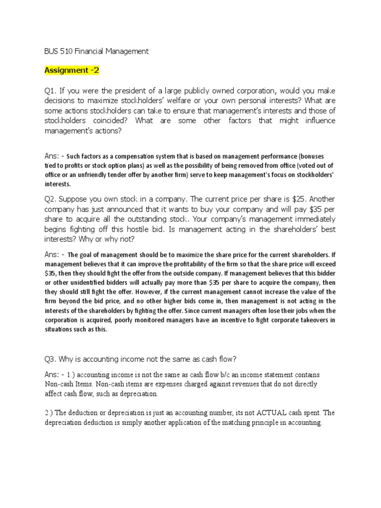 Assignment 2 | PDF | Depreciation | Expense