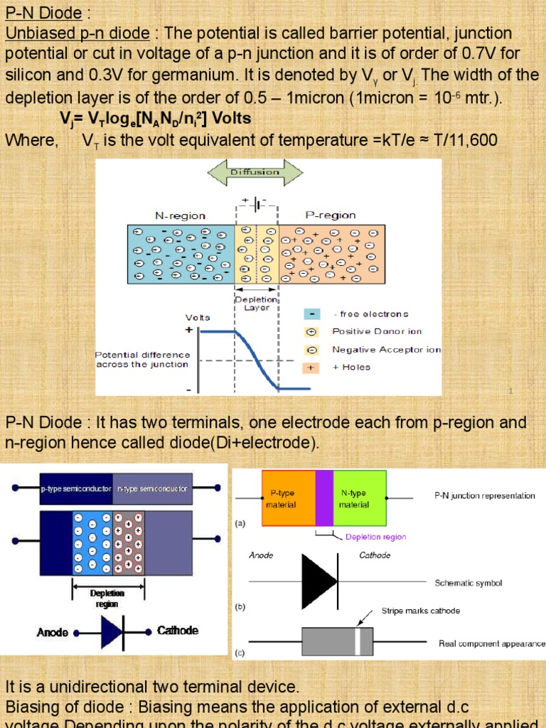 P-N Diode | PDF | P–N Junction | Diode