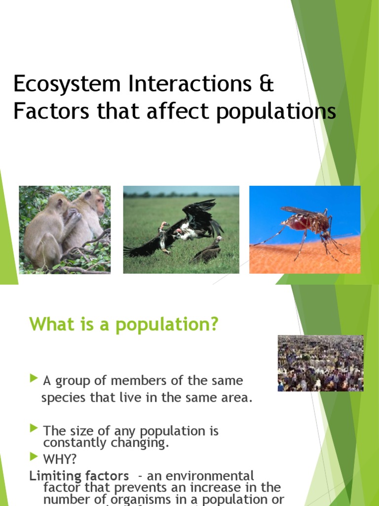 Population Limit Factors Carrying Capacity Symbiosis | PDF ...