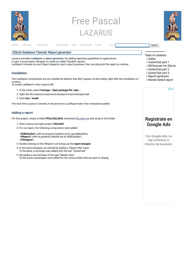 Lazarus - Reports With LazReport PDF | PDF | Computer Programming ...