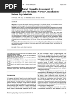 Appelbaum Criteria for Patient Capacity | PDF | Dementia | Medical ...