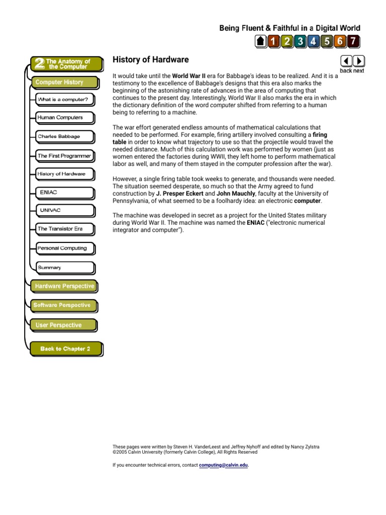 History of Hardware | PDF