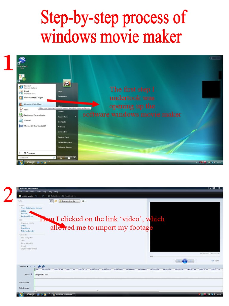 S.shots of Editing Process - UPLOAS | PDF | Computers