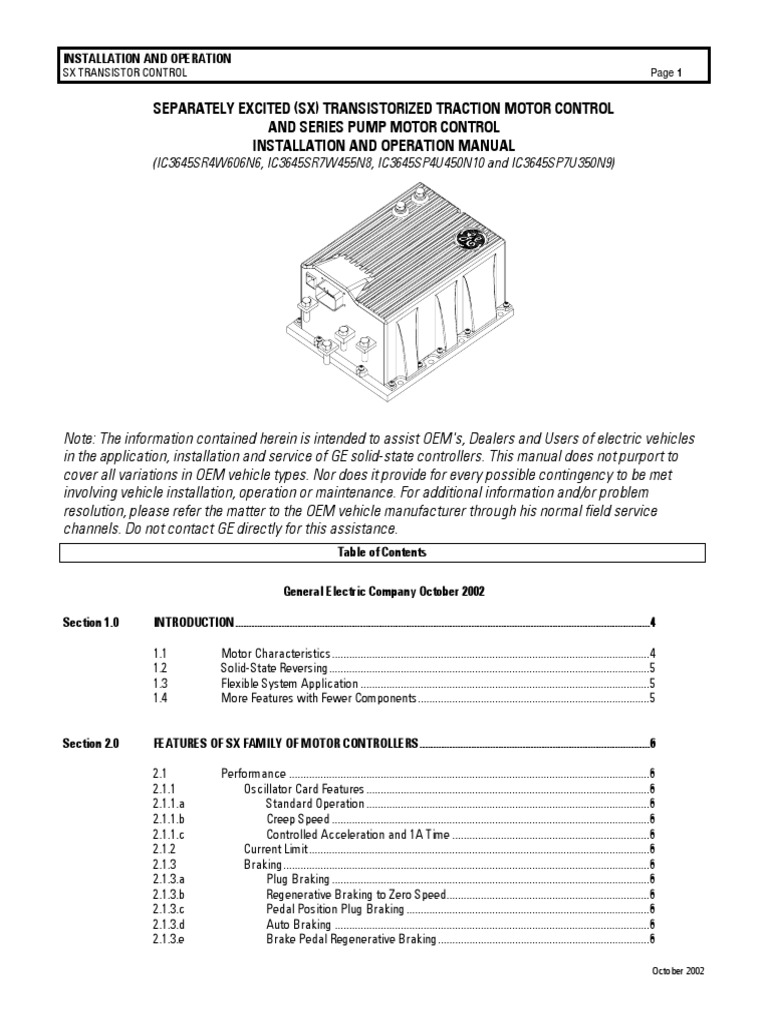 Controlador LX General Electric PDF | PDF | Electric Motor | Electrical ...