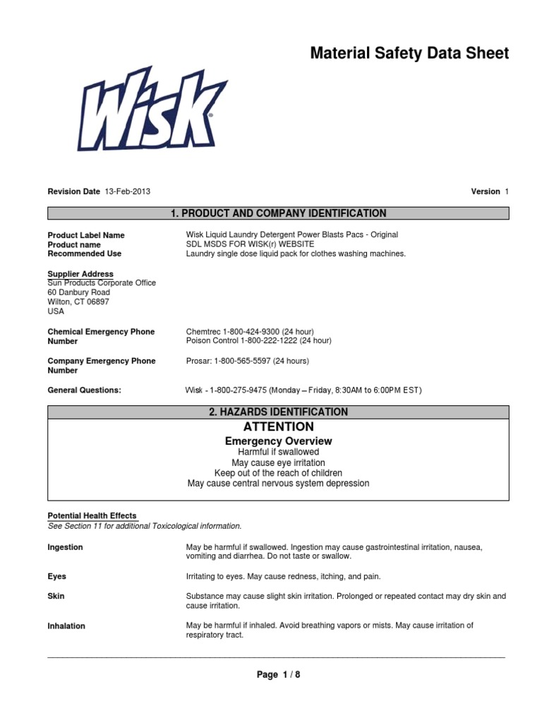 Msds of Spray Dried Lactose | PDF | Superfund | Personal Protective ...