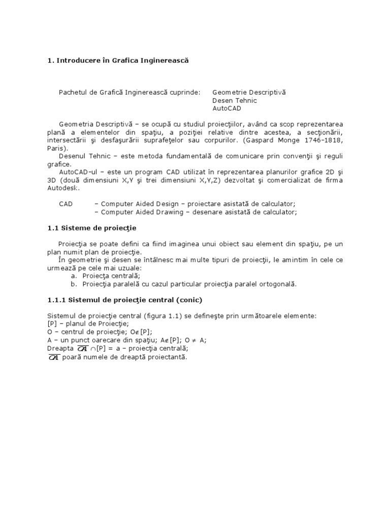 C1 Proiectii Formate Chenare Indicator Perspective Introducere in ...