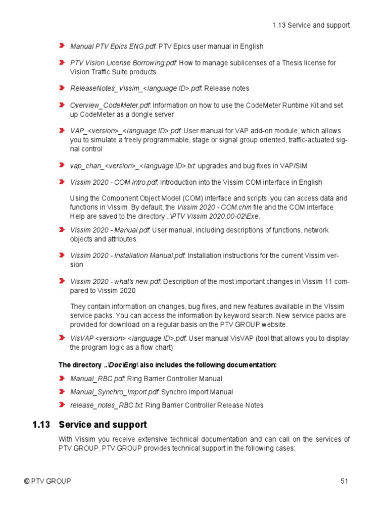 Vissim 2020 - Manual-Páginas-49 PDF | PDF | Component Object Model | System Software