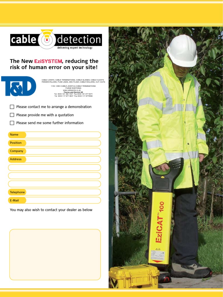 Cable Location & Detection Tools For High Voltage Cables | PDF ...