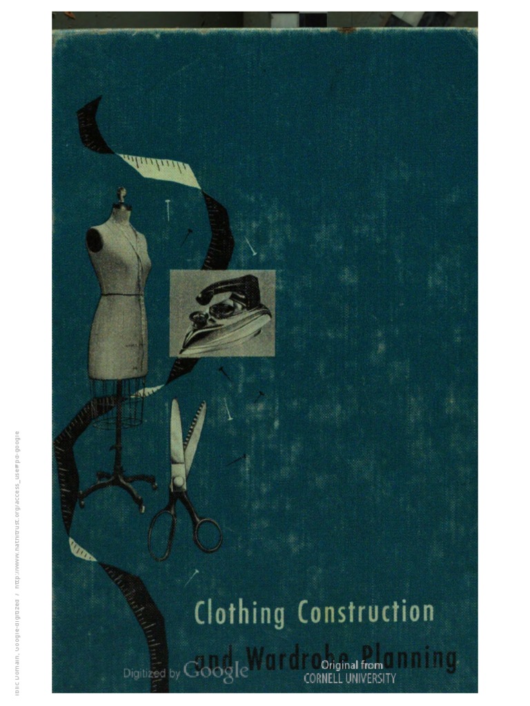 Clothing Construction and Wardrobe Planning | PDF