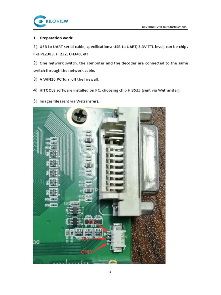 DC220&DC230 Burn Instructions PDF | PDF