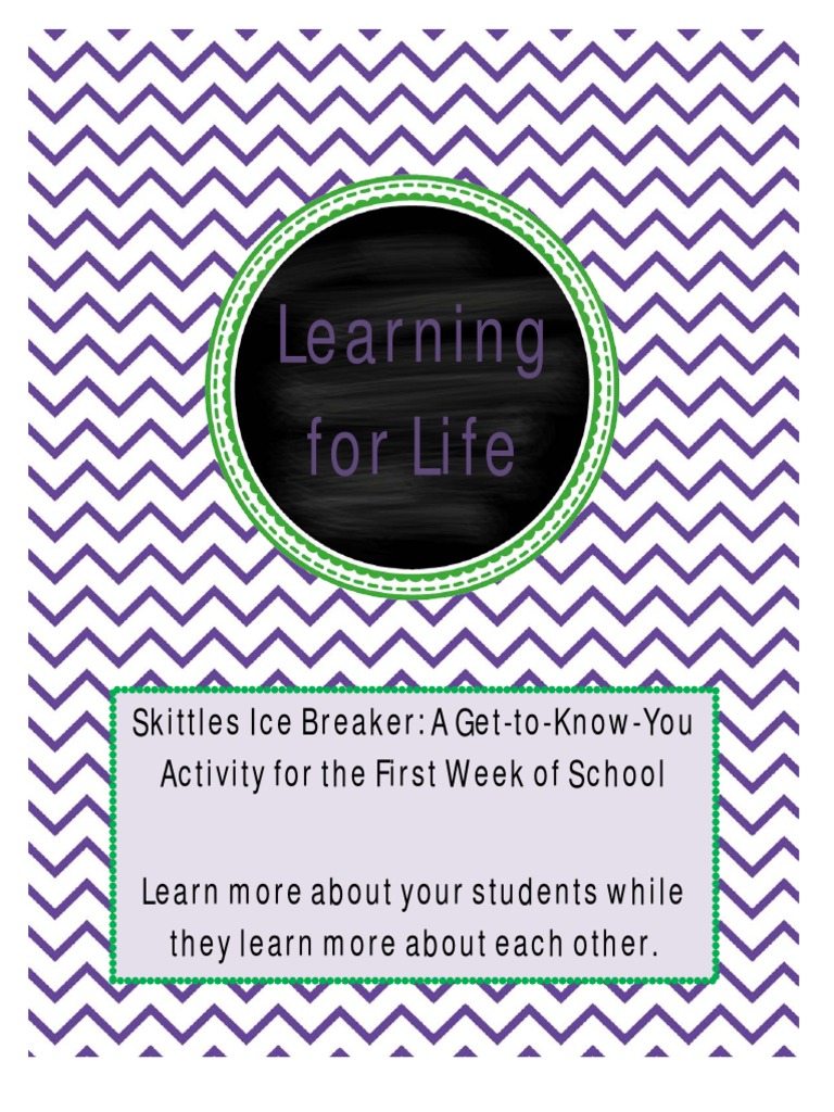 Skittles Ice Breaker AGetto Know You Activity | PDF