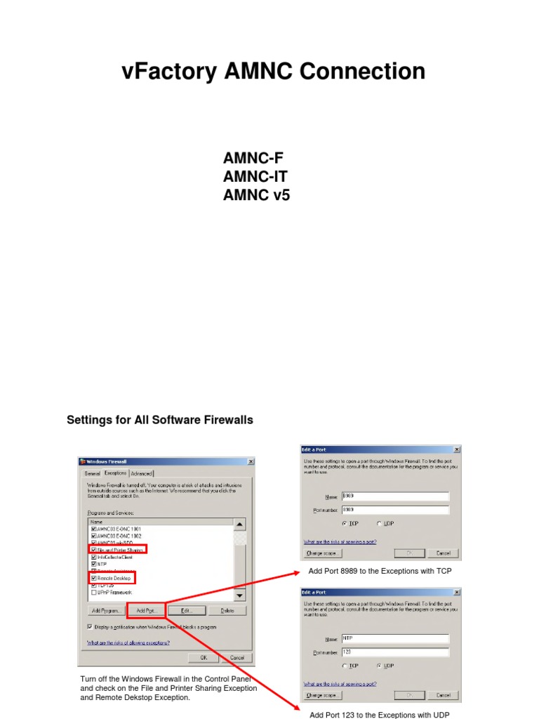 2vfactory AMNC Connection | PDF | Icon (Computing) | Windows Registry