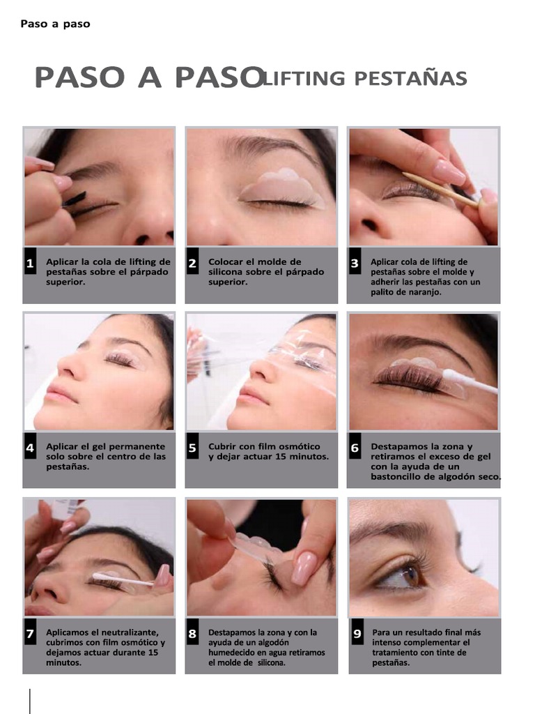 Paso A Paso Lash Lifting RV PDF | PDF