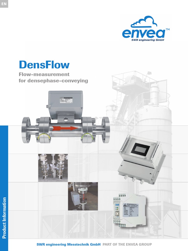 Densflow: Flow-Measurement For Densephase-Conveying | PDF | Flow ...