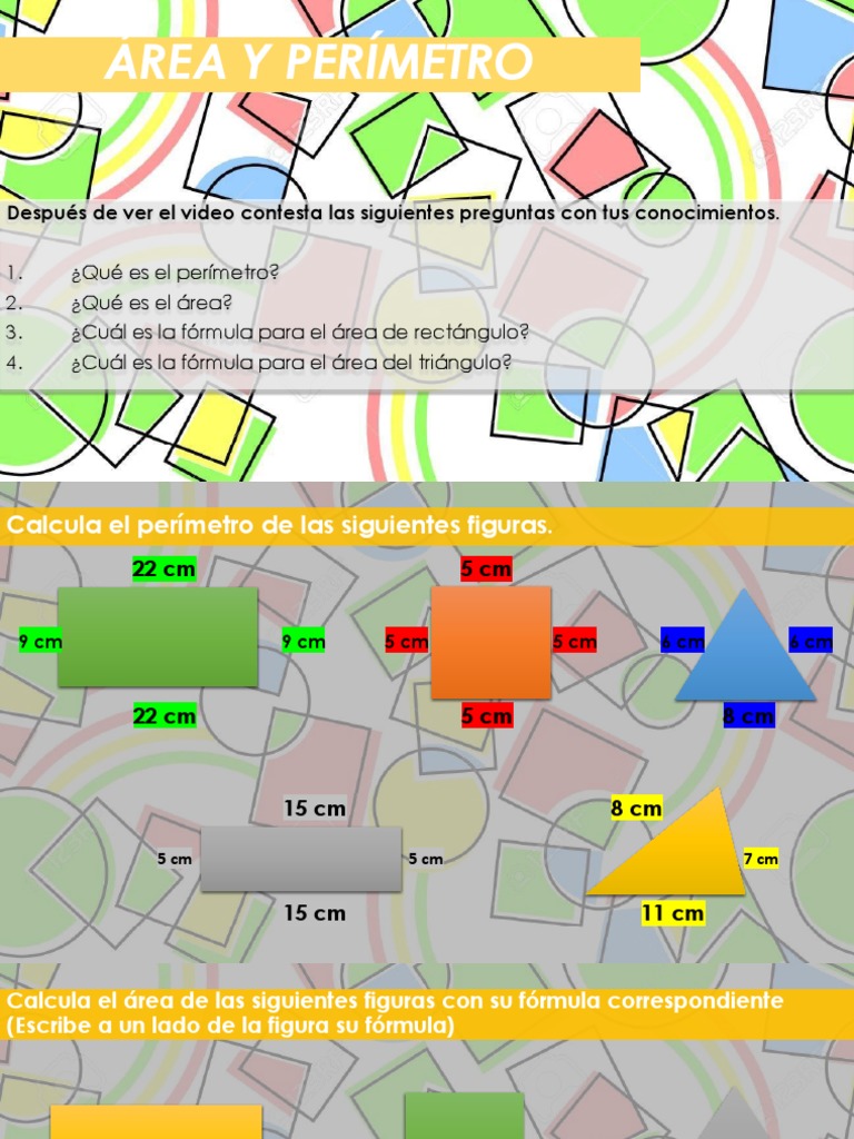 Área y Perímetro | PDF