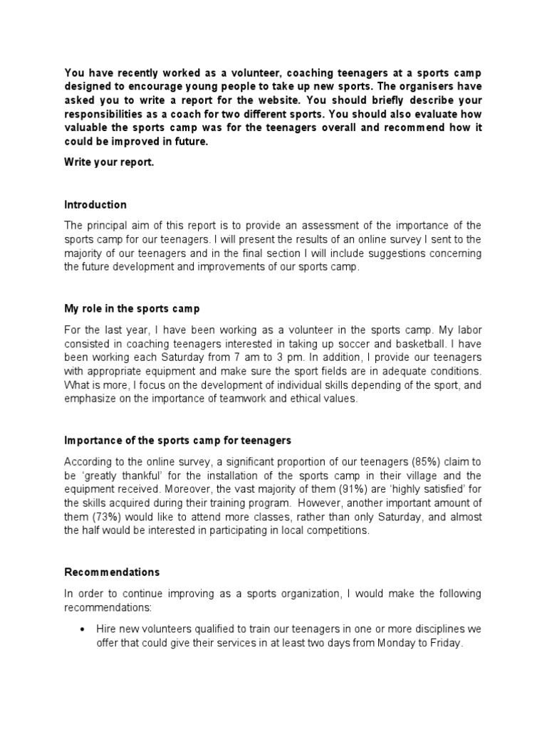 Cpe Writing | PDF | Volunteering | Adolescence