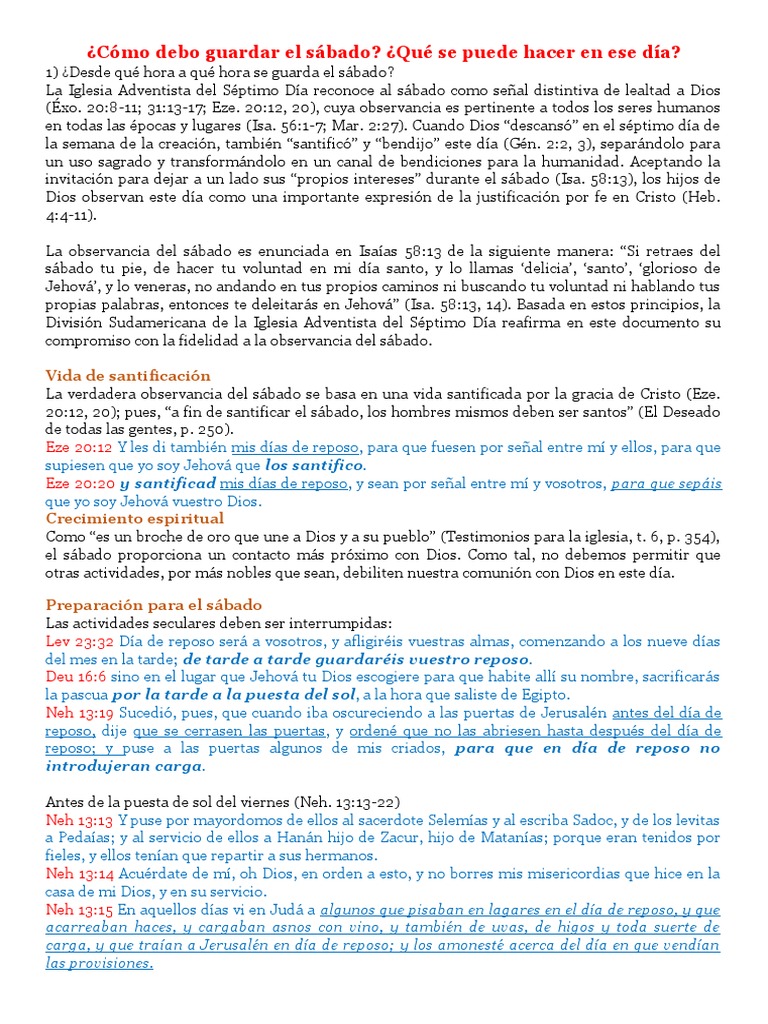 Cómo Debo Guardar El Sábado Pdf Shabat Cristo Título