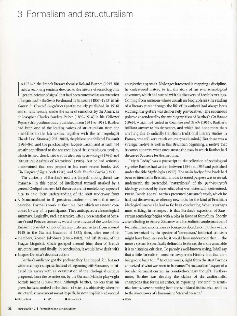 Bois, Formalism and Structuralism | PDF | Semiotics | Paintings